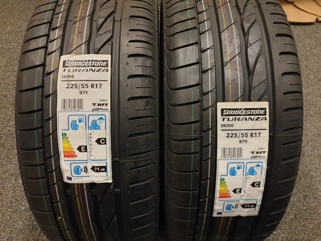 2x Bridgestone 225/55R17 97Y ER300 * Runflat Zomerbanden Dot 2016 ...